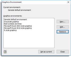 Graphics Environment • Genstat v21