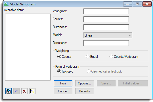 Model Variogram • Genstat v21