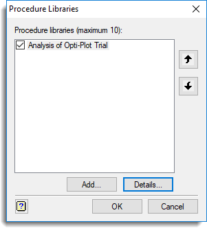 Procedure Libraries • Genstat v21