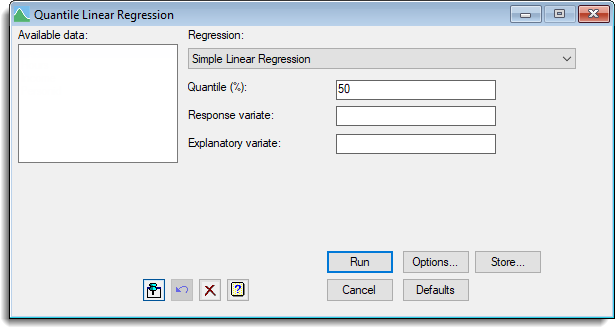 Quantile Regression • Genstat v21