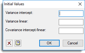 Random Coefficient Regression Initial Values • Genstat v21