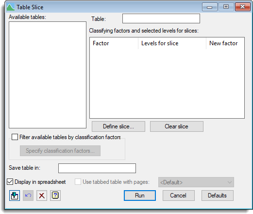 Table Slice • Genstat v21