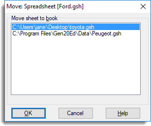 Move a Sheet to a Book • Genstat v21