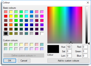 Using the Colour Palette • Genstat v21