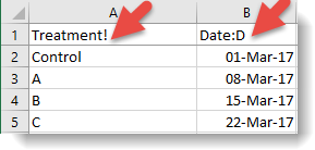 Column Types (data types) • Genstat v21