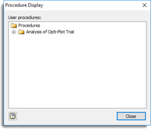 Display Procedure Libraries • Genstat v21