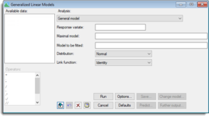 Generalized Linear Models • Genstat v21