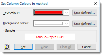 Colouring Cells, Rows and Columns Manually • Genstat v21