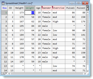 Merging Spreadsheets • Genstat v21