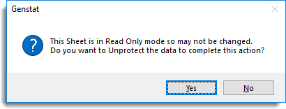 Viewing a Large Spreadsheet as Read Only • Genstat v21